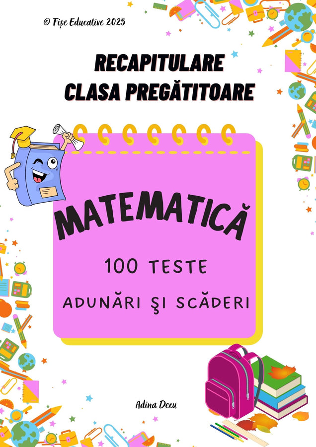 Fișe de lucru pentru clasa pregătitoare | Fișe Educative – Fise Educative
