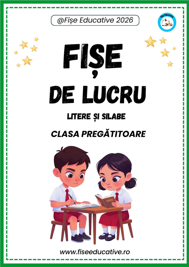 Fișe de lucru pentru clasa pregătitoare | Fișe Educative – Fise Educative
